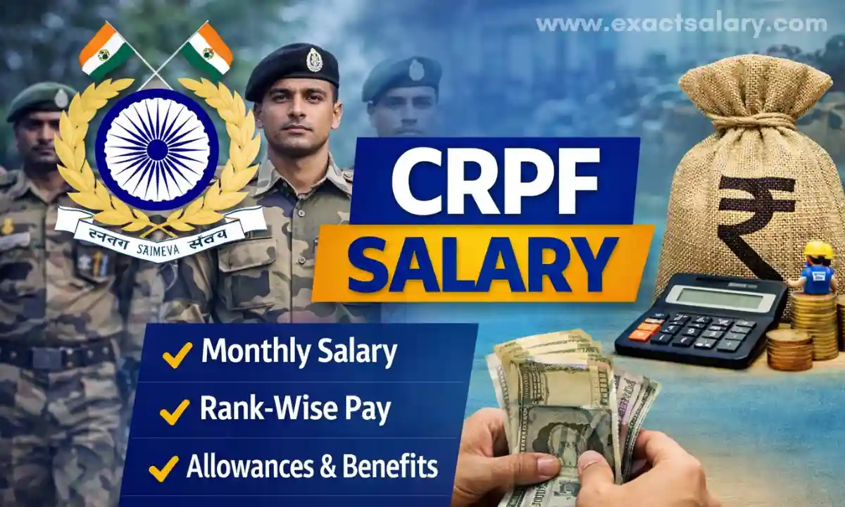 CRPF Salary Per Month: Rank Wise Pay Scale, Allowances & More